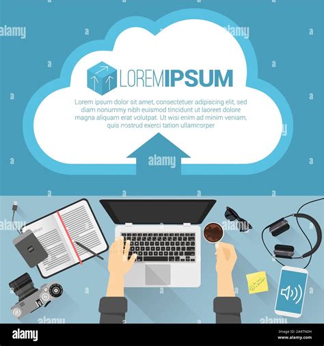 Flat Design Cloud Vector Concept Stock Vector Image Art Alamy