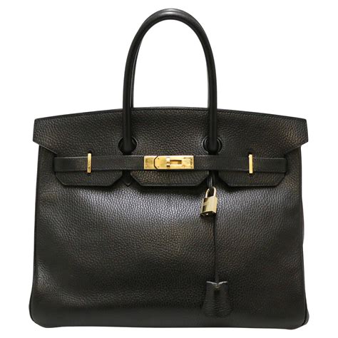 Black Hermès Birkin 35 Gold Hardware For Sale At 1stdibs
