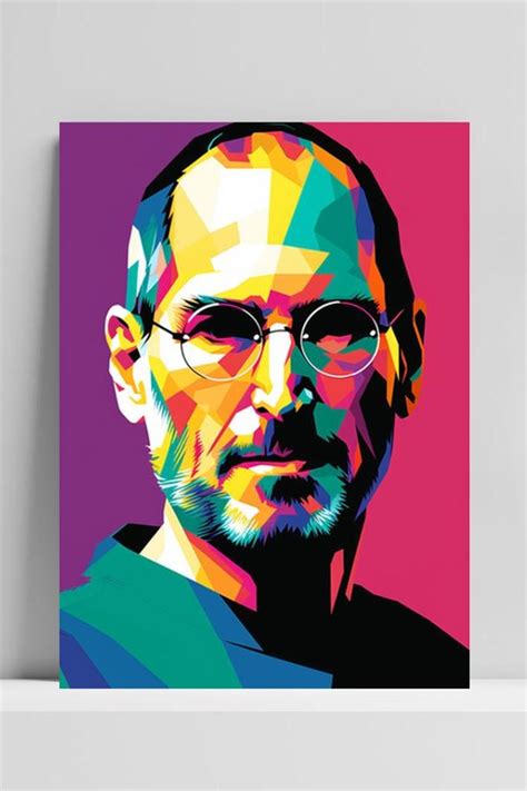 Steve Jobs Poster Apple Steve Jobs Pop Art Woondecoratie