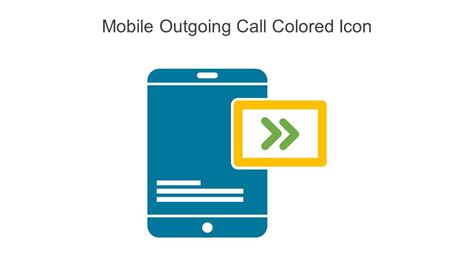 Mobile Outgoing Call Colored Icon In Powerpoint Pptx Png And Editable Eps Format Presentation