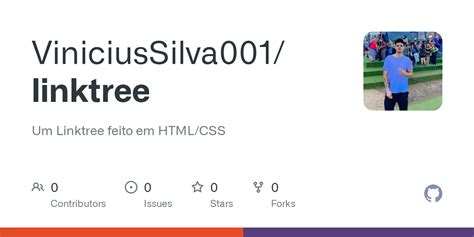 Github Viniciussilva001linktree Um Linktree Feito Em Htmlcss