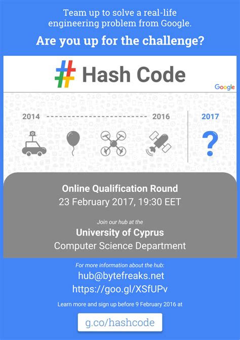 Google Hash Code 2017 Nicosia Cyprus Call For Participation Bytefreaks Net