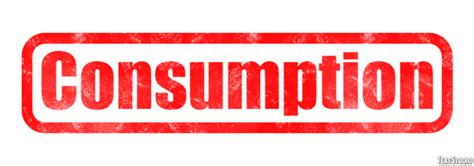 Consumption Text Effect And Logo Design Word
