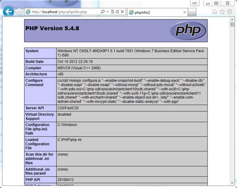 Phpinfo Output Frankie Fillings
