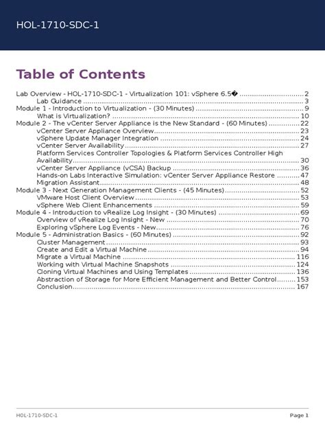 Vmware 65 Lab Pdf File Transfer Protocol Virtual Machine