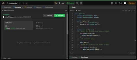 how to implement stack using queues on day38 anirudh gautam posted on