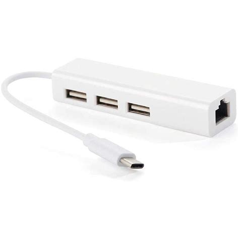 Hub Tipo C Com Porta Rj E Usb Kabum