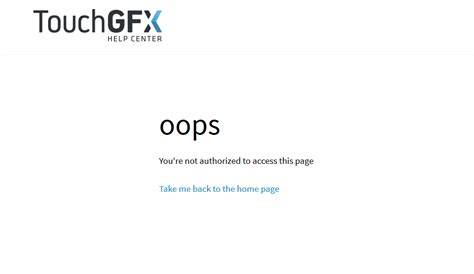 solved many articles on touchgfx zendesk are unavailable