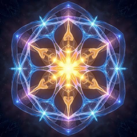 Free Divine Fractal Symmetry Image Sacred Geometry Fractal