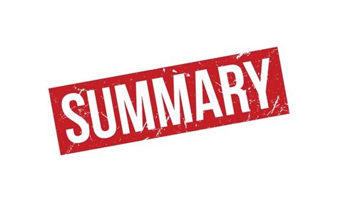 Premium Vector Summary Rubber Stamp Set Vector