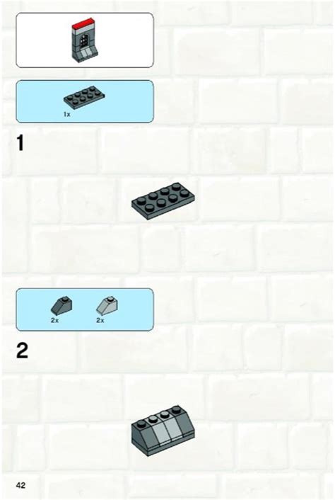 Lego Instructions For Set 7948 Outpost Attack Castle Kingdoms