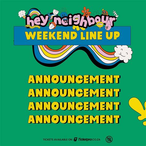 Hey Neighbour Phase Three Line Up Confirmed Urban Street Culture