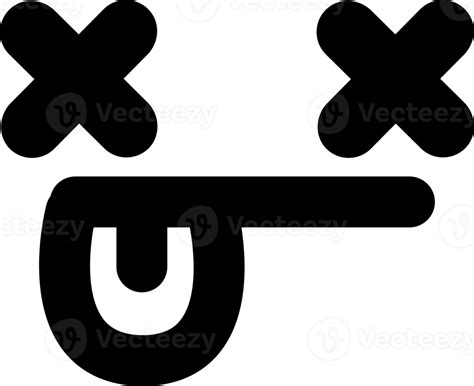 Dead Face With Tongue Icon 40500287 Png