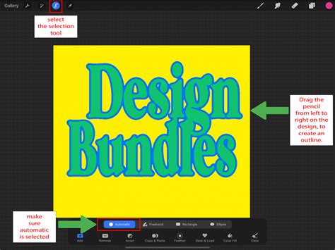 Outline Lettering Or Design In Procreate Design Bundles