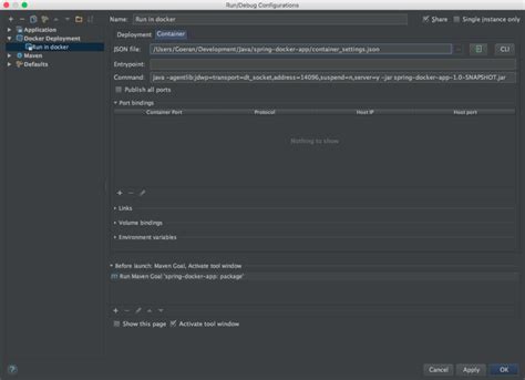 How To Install And Remote Debug A Java Application In Docker With Idea