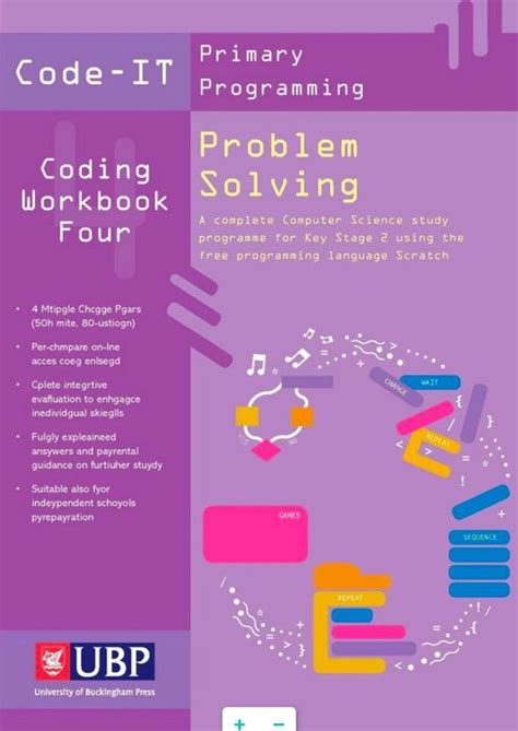 Code It Workbook 4 Problem Solving Using Scratch Ebook Phil Bagge
