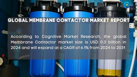 The Global Membrane Contactor Market Size Is Usd 0 3 Billion In 2024