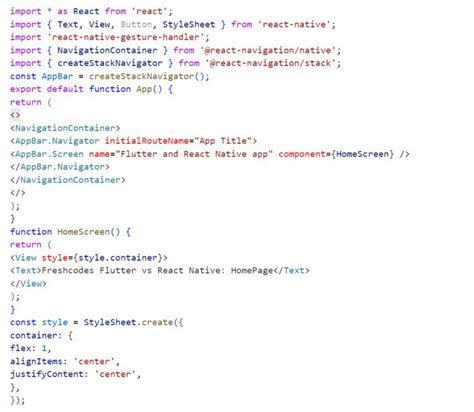 Flutter Vs React Native A Comprehensive Comparison Freshcodes Technology