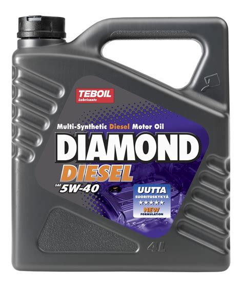 TEBOIL DIAMOND DIESEL 5W-40 4L Dieselmoottorin öljy - Tuontitukku.fi ...