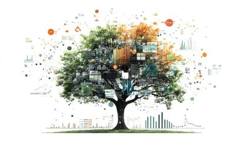 Data Growth Tree Infographic Art Stock Illustration Illustration Of Leaves Statistics 337865110