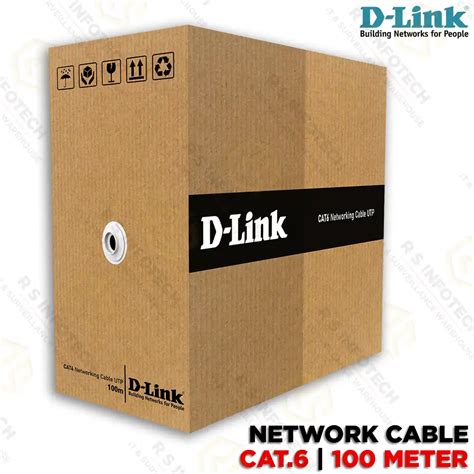 D Link Cat 6 Copper Indoor Cable 100mtr