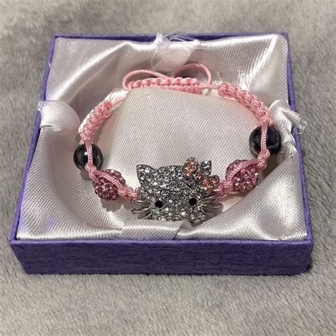 Pink Hello Kitty String Bracelet Cute And Depop