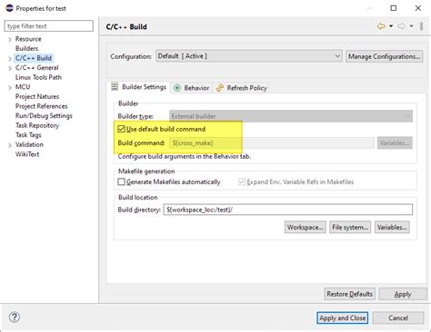 Makefile Projects Do Not Inherit Global Crossmake Setting · Issue