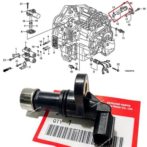 Sensor Rotação Câmbio Cr V 2014 Accord 2008 A 2012 Pps Gf40 Curitiba Trade Shop
