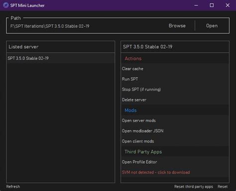 An SPT mini-launcher! : r/SPTarkov