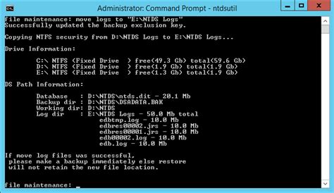 Step By Step Guide To Moving An Active Directory Database And Log Files Pixel Robots