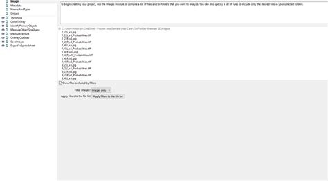 Cellprofiler Error In Names And Titles Image Analysis Imagesc Forum