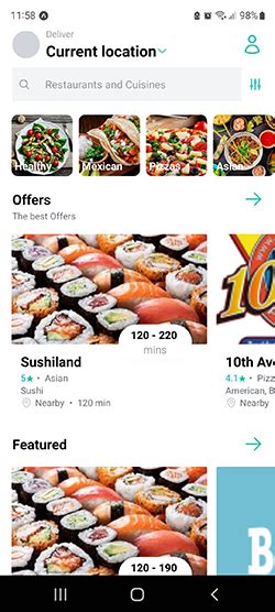 github gabistreck deliveroo clone deliveroo app clone created with