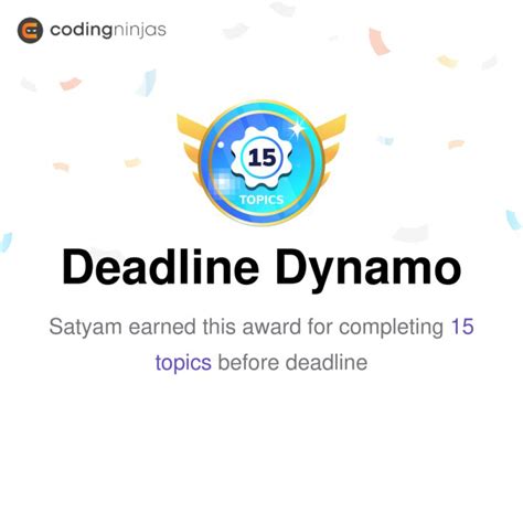 Satyam Kumar On Linkedin Codingninjas Achievements