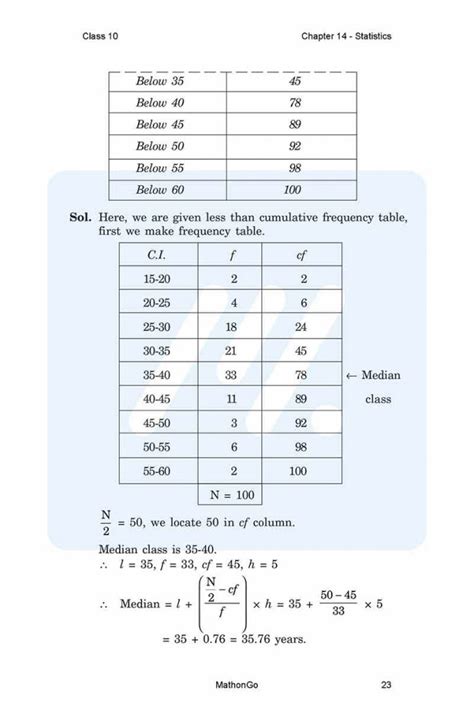 Ncert Solutions For Class 10 Maths Chapter 14 Exercise 143 Mathongo