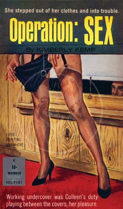 Operation Sex x Giclée Canvas Print of Vintage Pulp Etsy