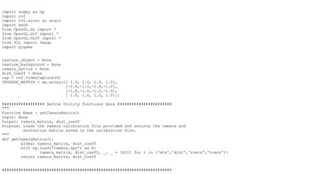 Opengl Augmented Reality Opengl
