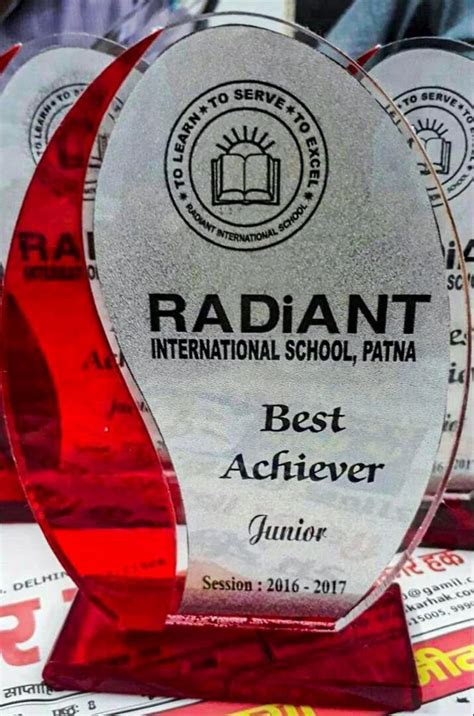 Best Achiever Acrylic Award Trophy At ₹ 150 Acrylic Award In New