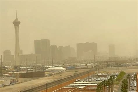 Dust Storm Warning For Las Vegas And Surrounding Areas