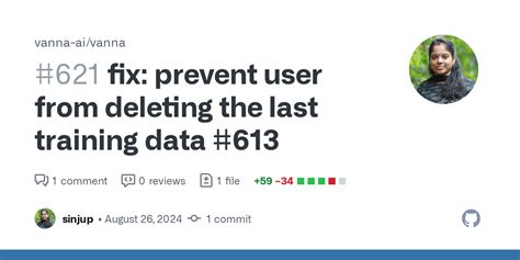 fix prevent user from deleting the last training data 613 by sinjup