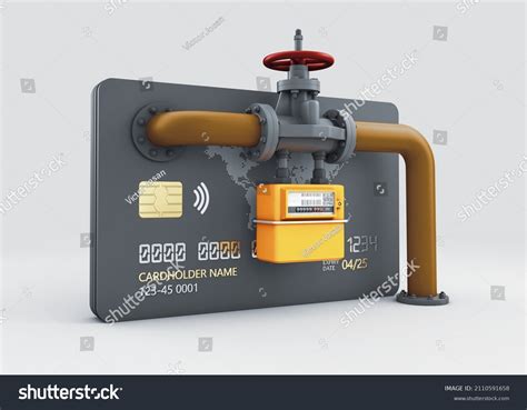 밸브가 있는 파이프라인의 3d 렌더링 청크레인 스톡 일러스트 2110591658 Shutterstock