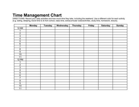 Time Management Templates Excel Timeline Spreadshee Time Management Templates Excel