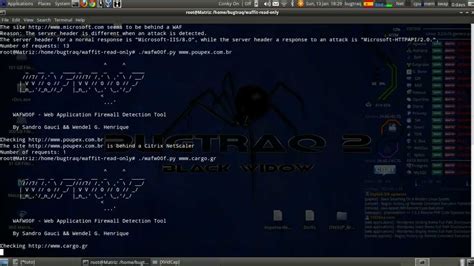 Ids Ips Waf Detection Wafw00f Segunda Parte Bugtraq 2 Blackwidow Youtube