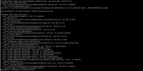 gpu版本 fastdeploy simple serving部署启动失败 initalized failed · issue