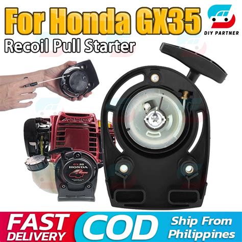 Universal Recoil Pull Starter For 4 Stroke Honda Grass Cutter Spare
