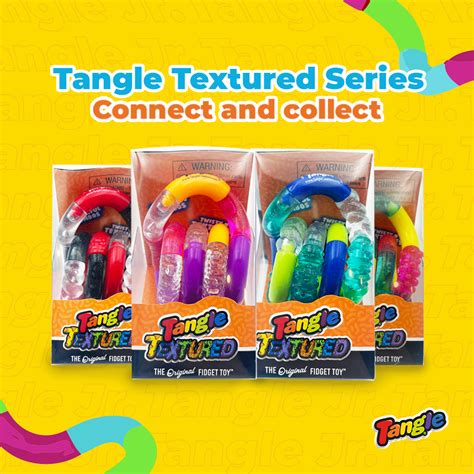 Tangle® Jr Textured 4 Pack Tangle Creations