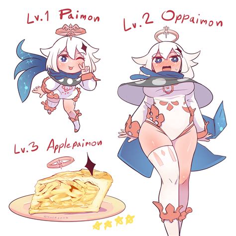 Paimon Genshin Impact Drawn By Gimme2000 Danbooru