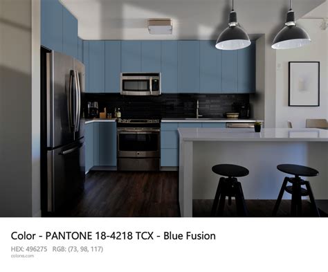 About Pantone 18 4218 Tcx Blue Fusion Color Color Codes Matching
