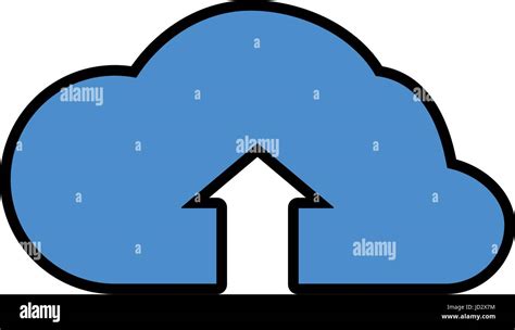 Cloud Computing Upload Stock Vector Image And Art Alamy