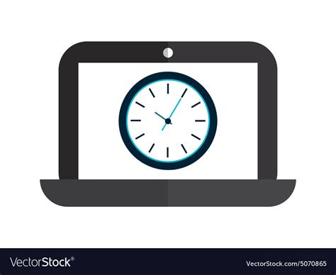 Laptop Technology Royalty Free Vector Image VectorStock