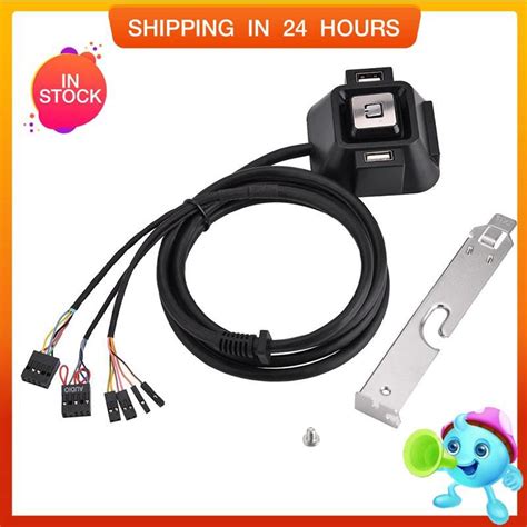 Desktop PC Case Switch Dual USB Ports Power Reset Button Shopee Philippines